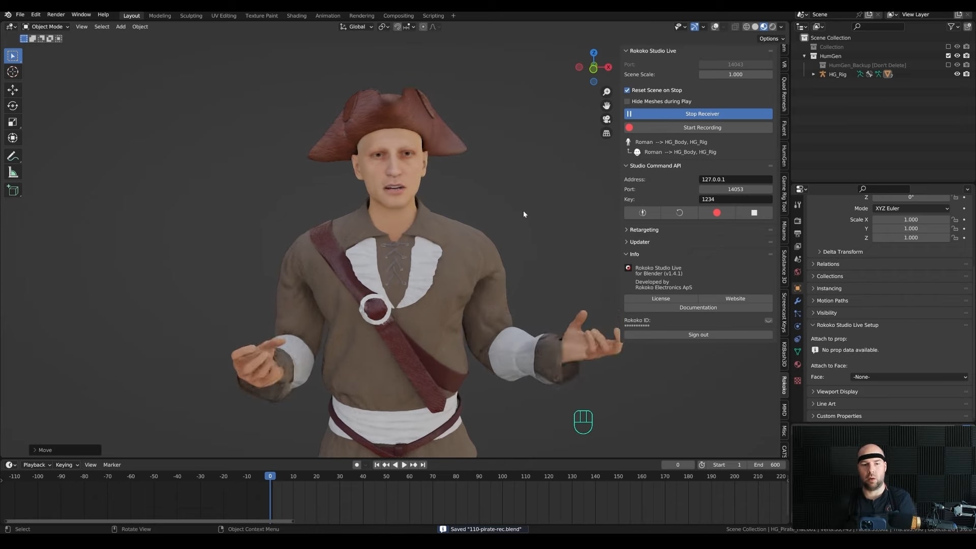 Full Performance Capture bundle review & Character rigging and animation workflow using Blender ...
